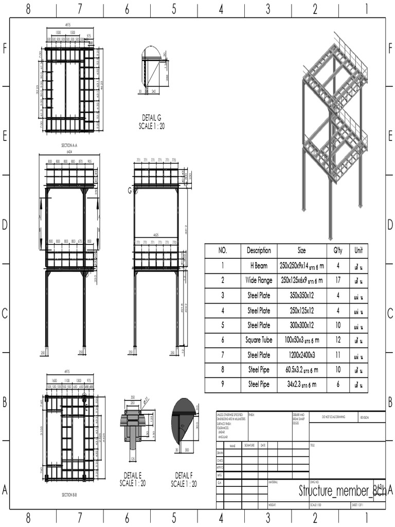 Structure - Member - 8ch - Sheet1 | PDF
