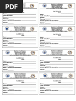 School Gate Pass Template | PDF | Government | Justice