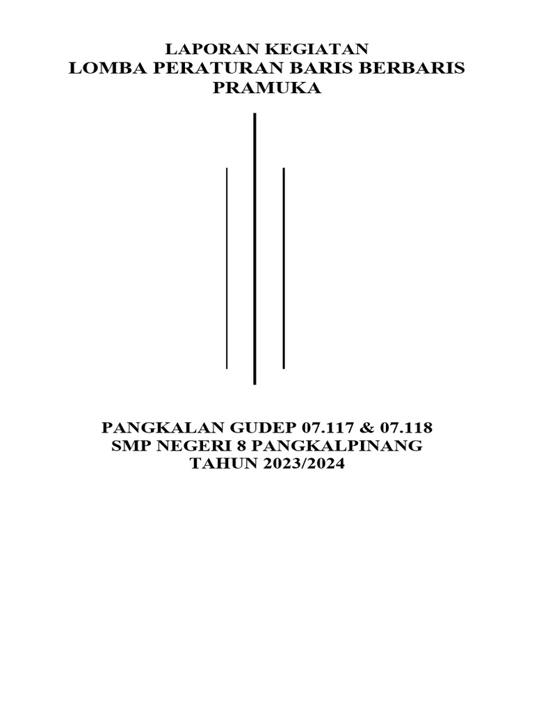 Lomba PBB HUT RI ke-78 SMPN 8 Pangkalpinang | PDF