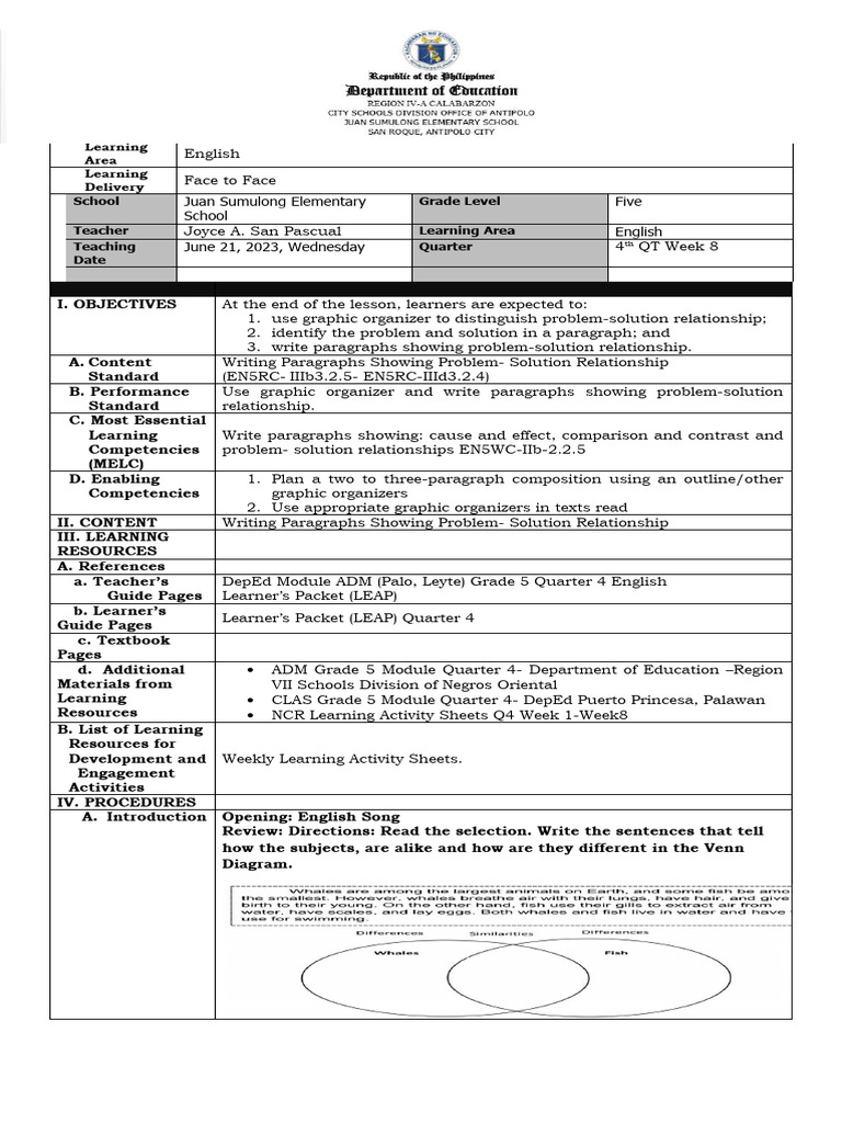 ENGLISH5 IDEA LE Q4 Multi-Media | Download Free PDF | Pedagogy | Learning