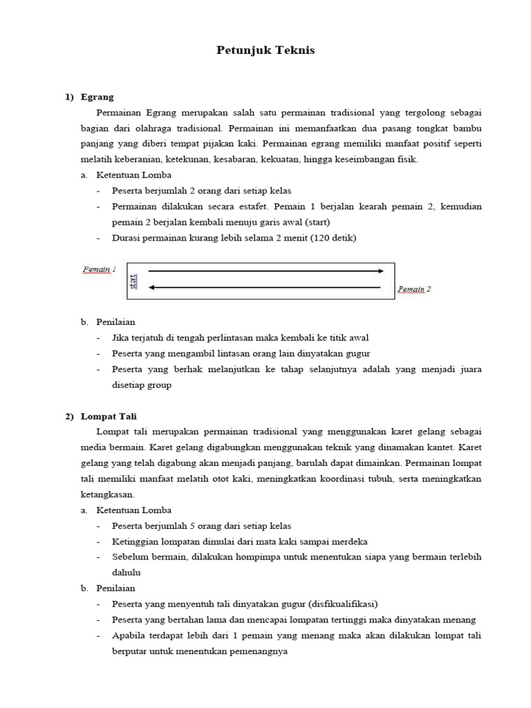 Juknis Lomba 17an 2023 | PDF