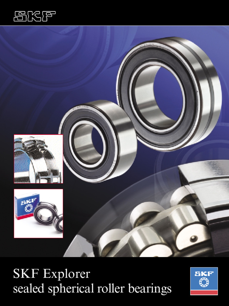 SKF Explorer Sealed Spherical Roller Bearings: SKF/SRB Brochure 27/8/03 8:54 AM Page 3 ...