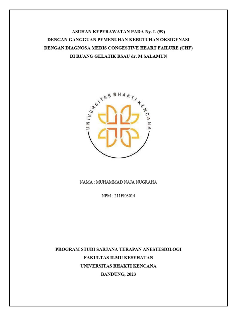Askep CHF (Congestive Heart Failure) | PDF