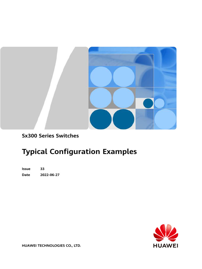 Sx300 Series Switches Typical Configuration Examples | PDF | Network ...