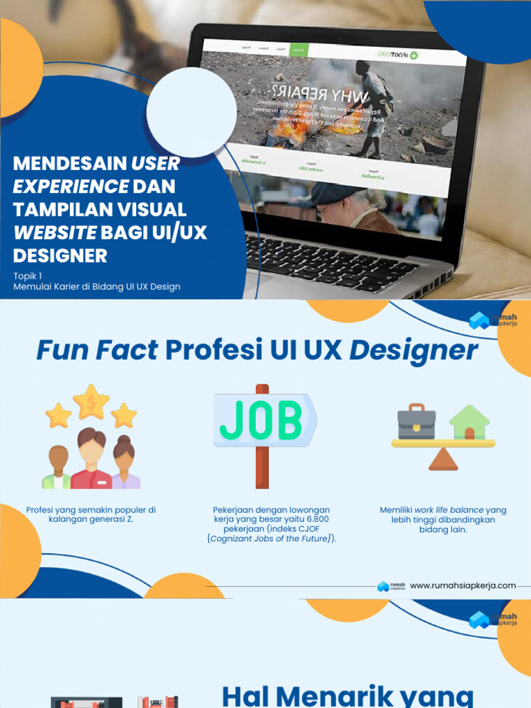 Mendesain User Tampilan Visual Designer: Experience Dan Website Bagi Ui/Ux | PDF