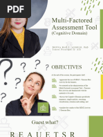Multi-Factored Assessment Tool (Mfat) Administration Handbook | PDF ...