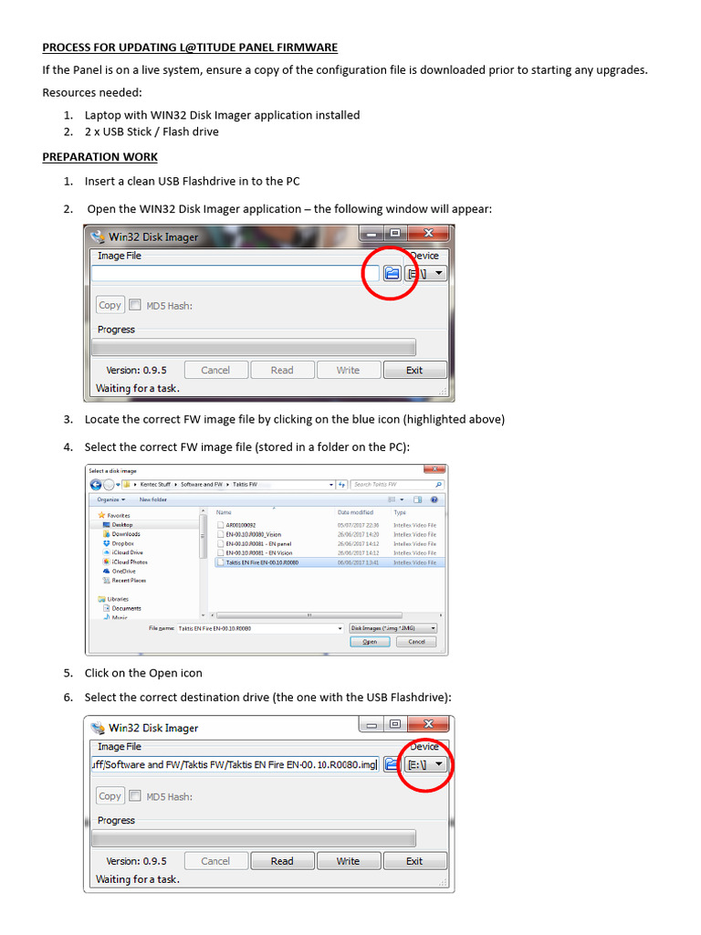Process For Updating L@titude Panel and Vision Repeater Unit Firmware | PDF | Usb Flash Drive ...