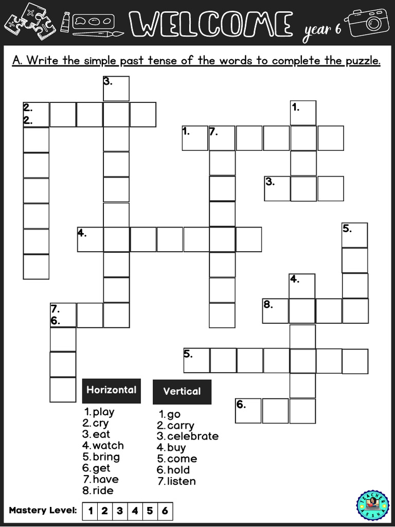 Year 6 English Welcome Worksheet | PDF