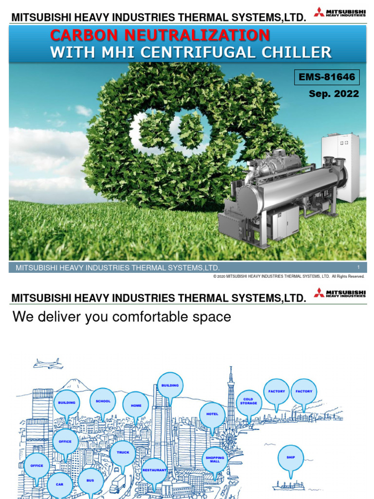 Session 3. MHI Centrifugal Chillers | PDF | Air Conditioning ...