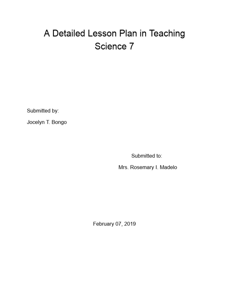 Grade 7 Lesson Plan: Energy Resources | PDF | Fuels | Power Station
