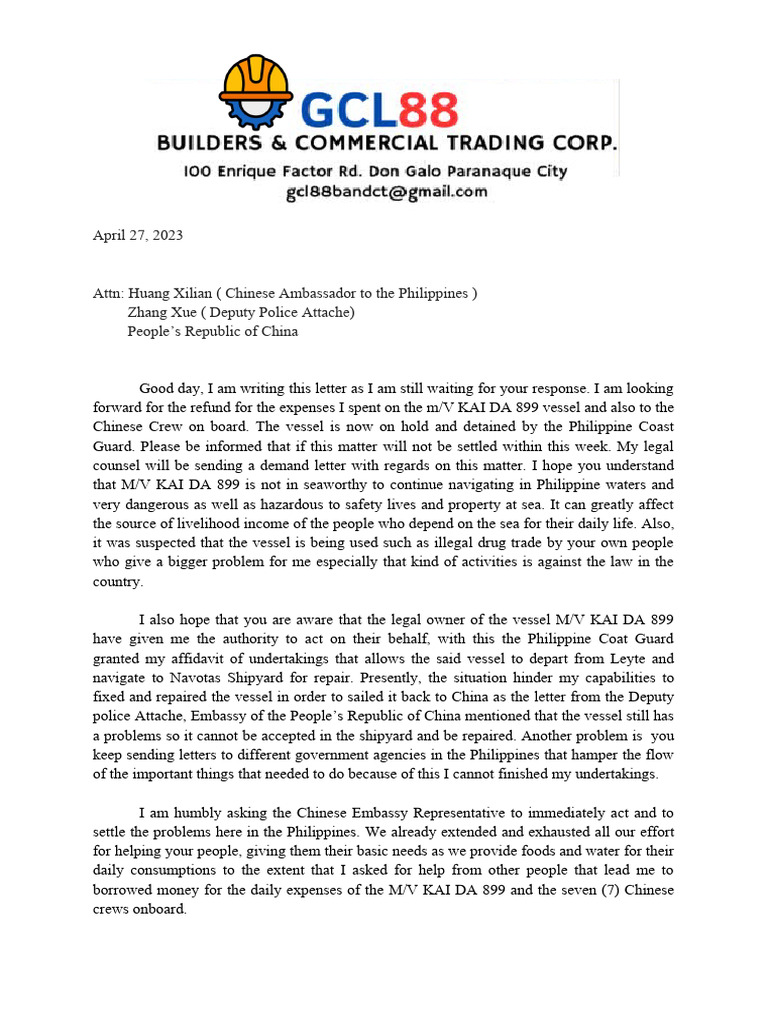 Demand Letter | PDF | Philippines