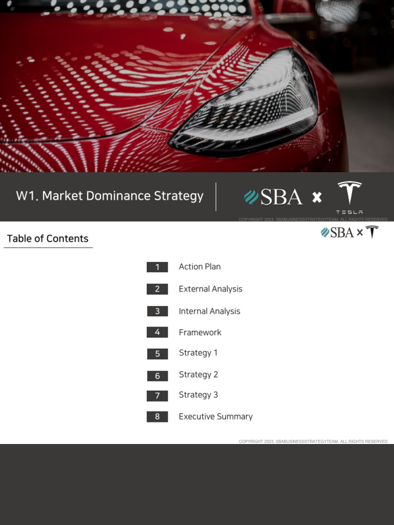 Tesla Analysis | PDF | Electric Vehicle | Vehicle Industry