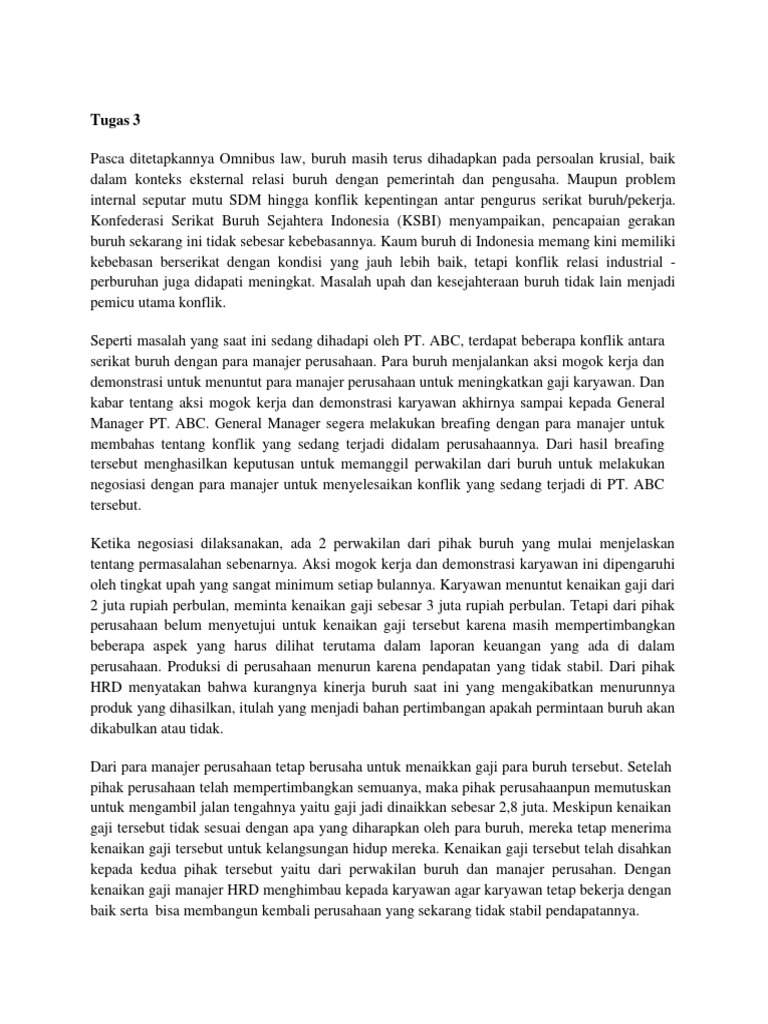 TMK 3 EKMA 4158 Perilaku Organisasi | PDF