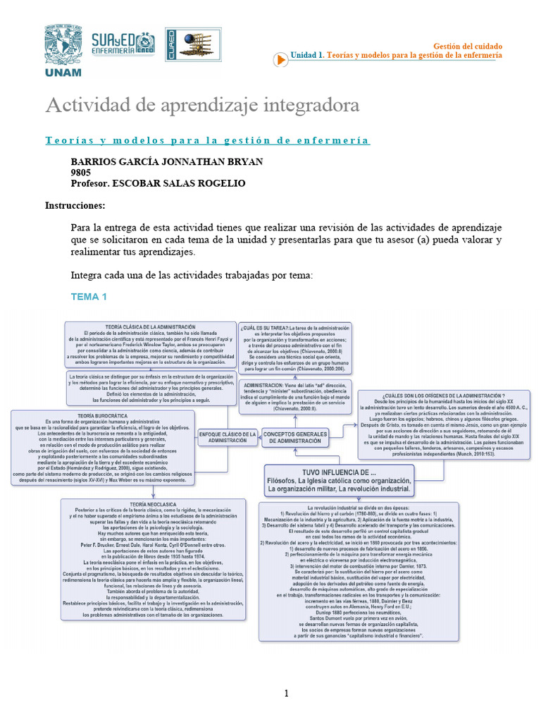 Act Integ U1 | PDF | Enfermería