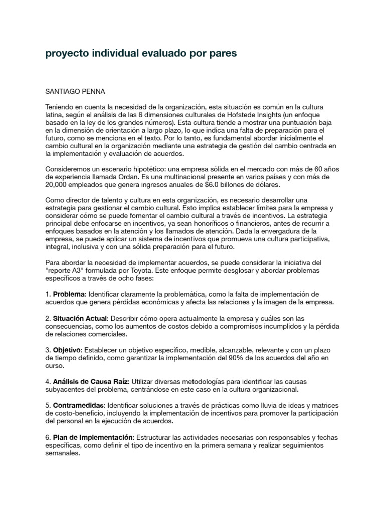 Proyecto Individual Evaluado Por Pares | PDF | Business | Economias