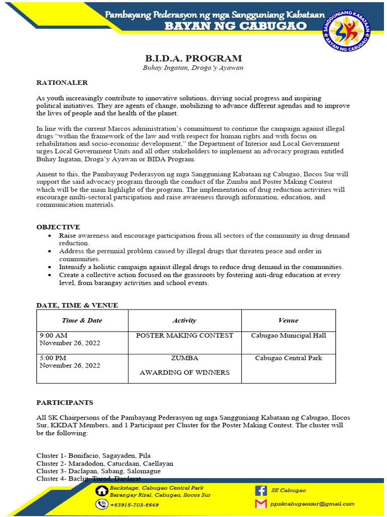 B.I.D.A. Program: Rationaler | PDF