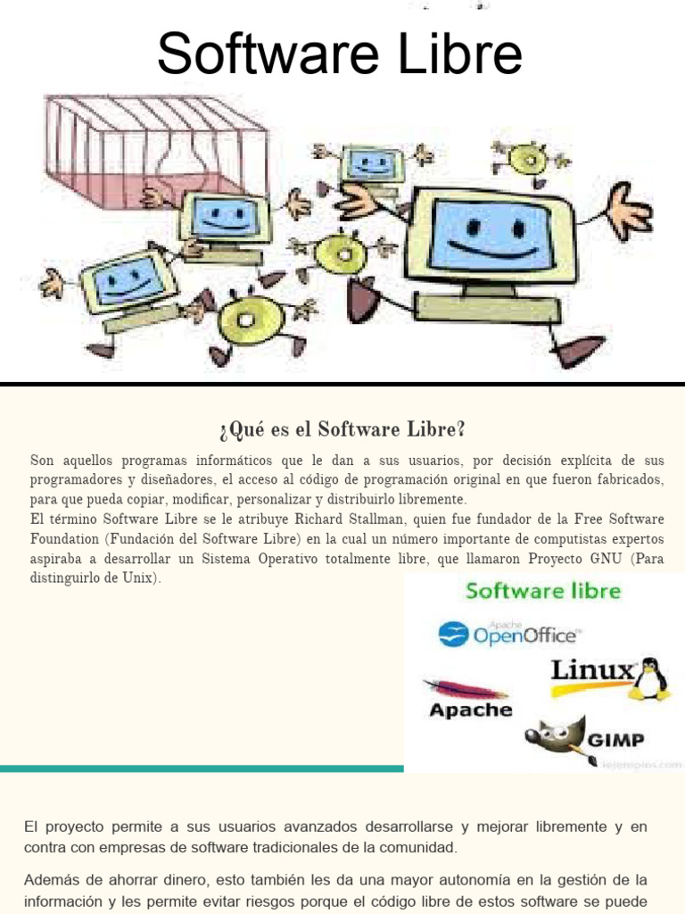 Software Libre | PDF | Software libre | Ingeniería de software