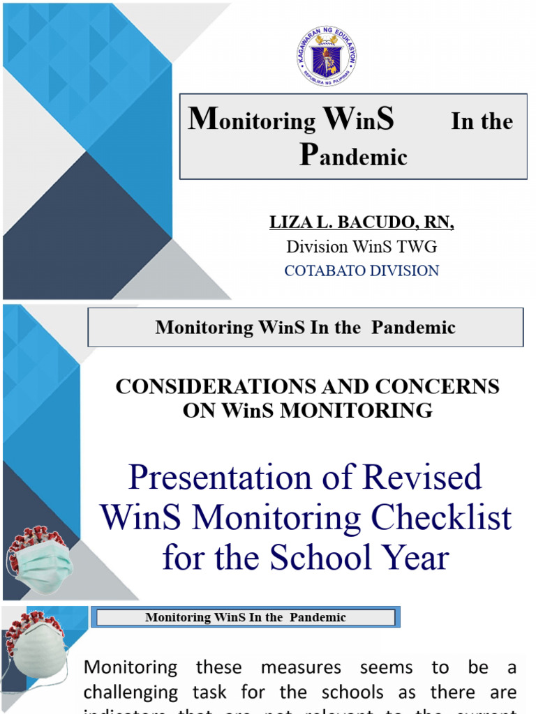 Monitoring Checklist | PDF | Hand Washing | Toilet