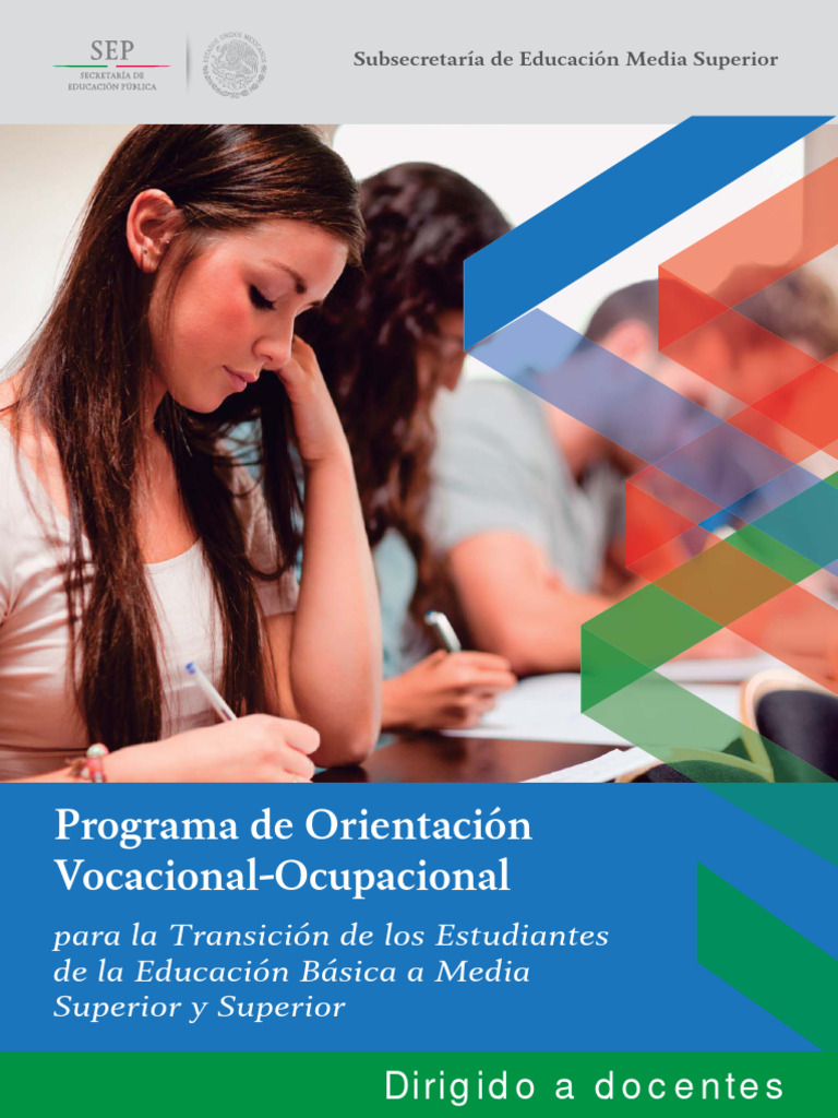 Programa de Orientacion Vocacional Ocupacional | PDF | Educación Secundaria | Educación primaria