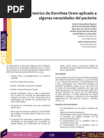 Teoría del Déficit de Autocuidado | PDF | Enfermería | Cuidado de la salud