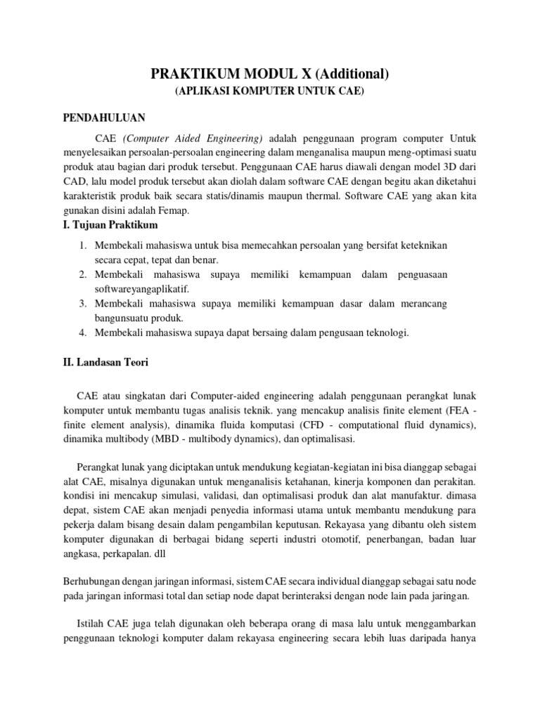 PRAKTIKUM MODUL X (Additional) | PDF