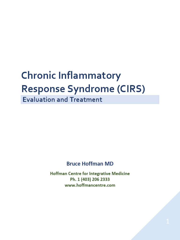 CIRS Evaluation & Treatment Guide | PDF | Immune System | Adaptive ...