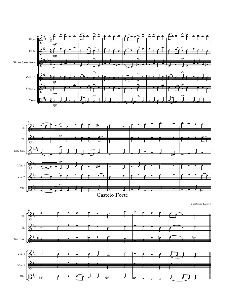 Castelo Forte - Full Score | PDF