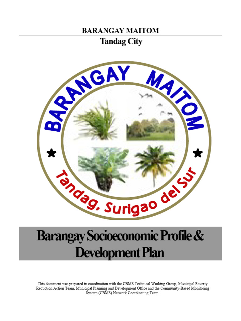 Barangay Maitom Development Plan | PDF | Municipal Solid Waste ...