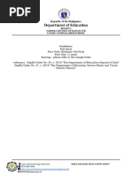 DepED Cavite Official Letterhead September 2023 | PDF