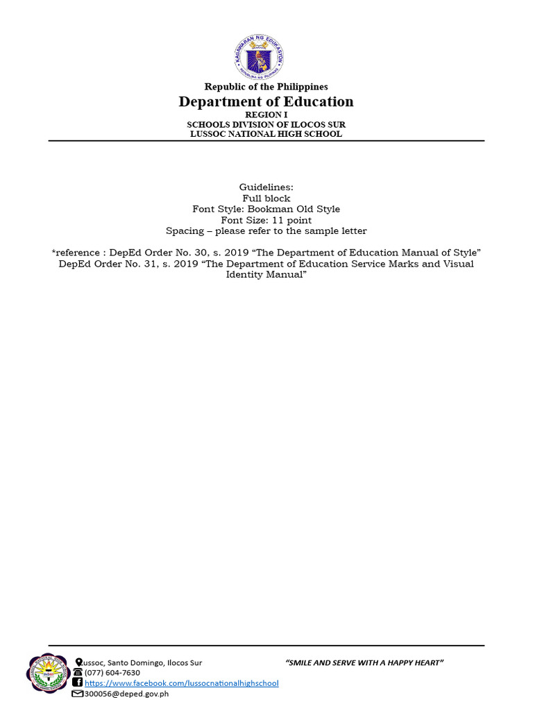 New Letter Format | PDF