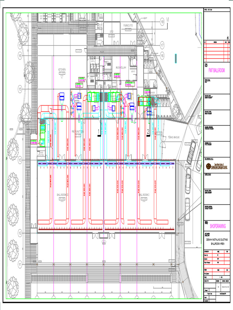 Ducting Installation Plan for FM7 Ballroom | PDF