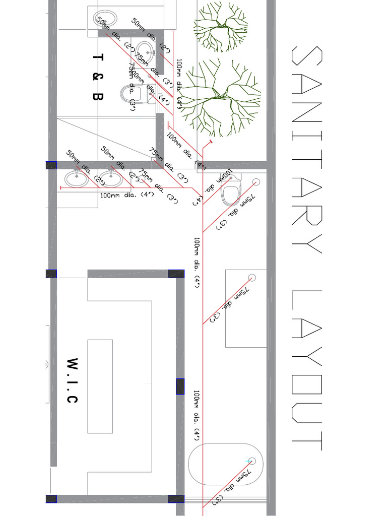 Sanitary Layout | PDF
