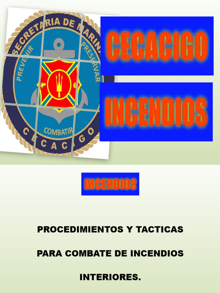 Presentacion 4 Tacticas y Tecnicas | PDF | Incendios | Agua