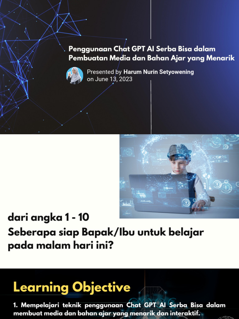 02 Hari Kedua Selasa - Penggunaan Chat GPT AI Serba Bisa Dalam Pembuatan Media Dan Bahan Ajar ...