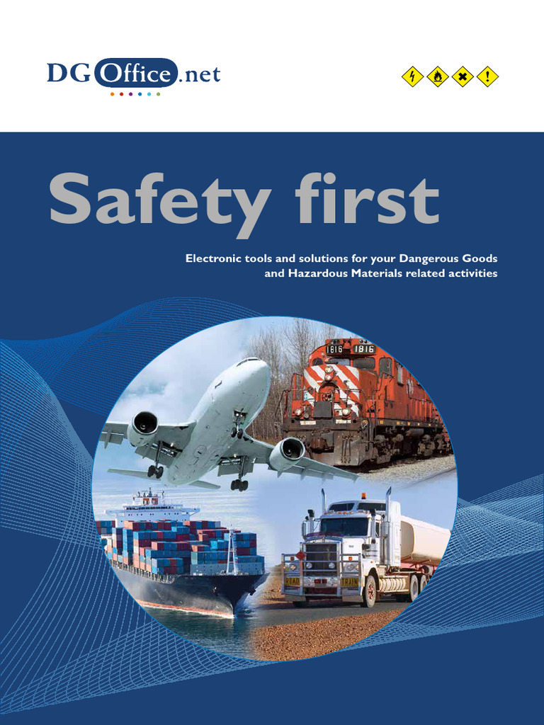 Brochure Safety First FINAL Lowres | PDF | Dangerous Goods