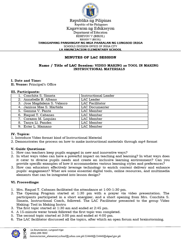 Lac Session Narrative Reflection For Rpms | PDF | Multimedia | Learning Lac Session Narrative Reflection For Rpms | PDF | Multimedia | Learning
