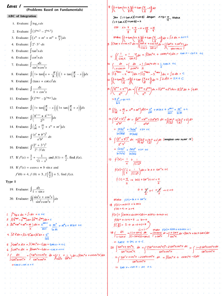 20 Integral | PDF