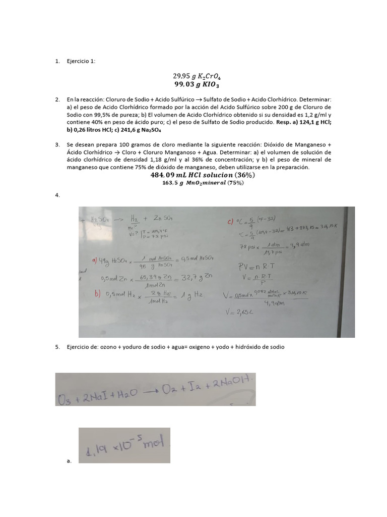 Miscelaneo Ejericicios | PDF