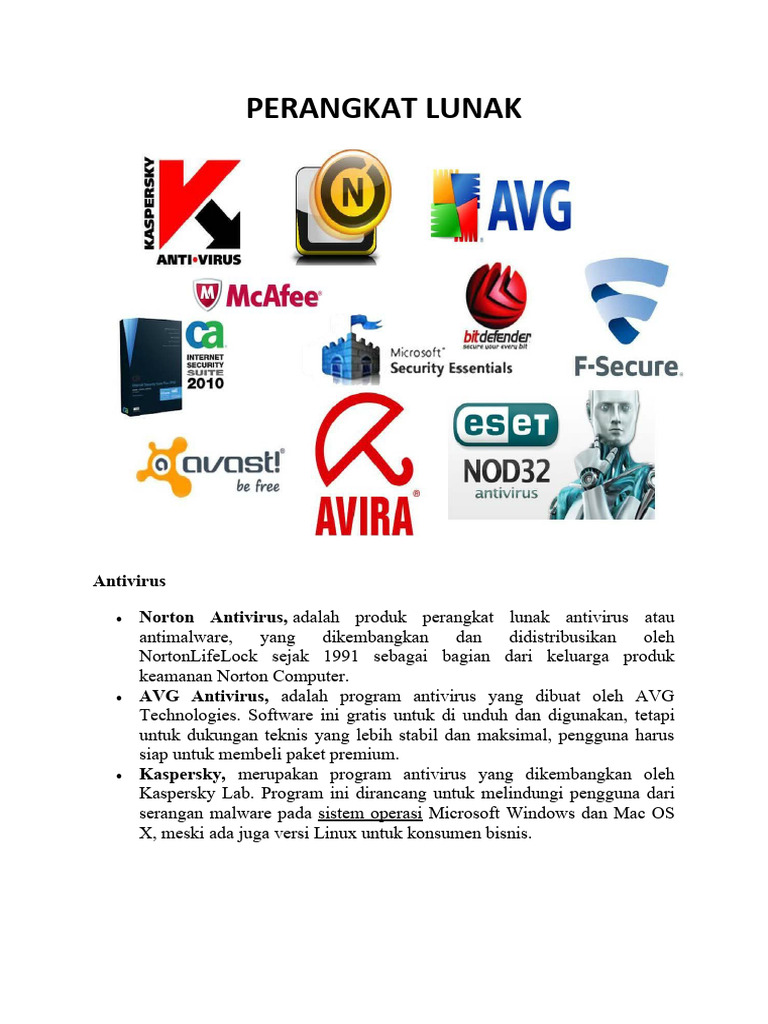 Perangkat Lunak | PDF | Komputer