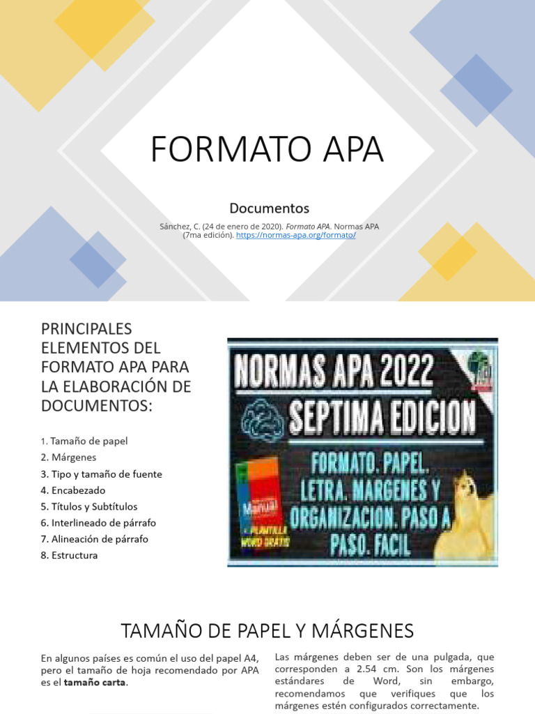 Formato Apa: Documentos | PDF | Sumario abstracto) | Método científico