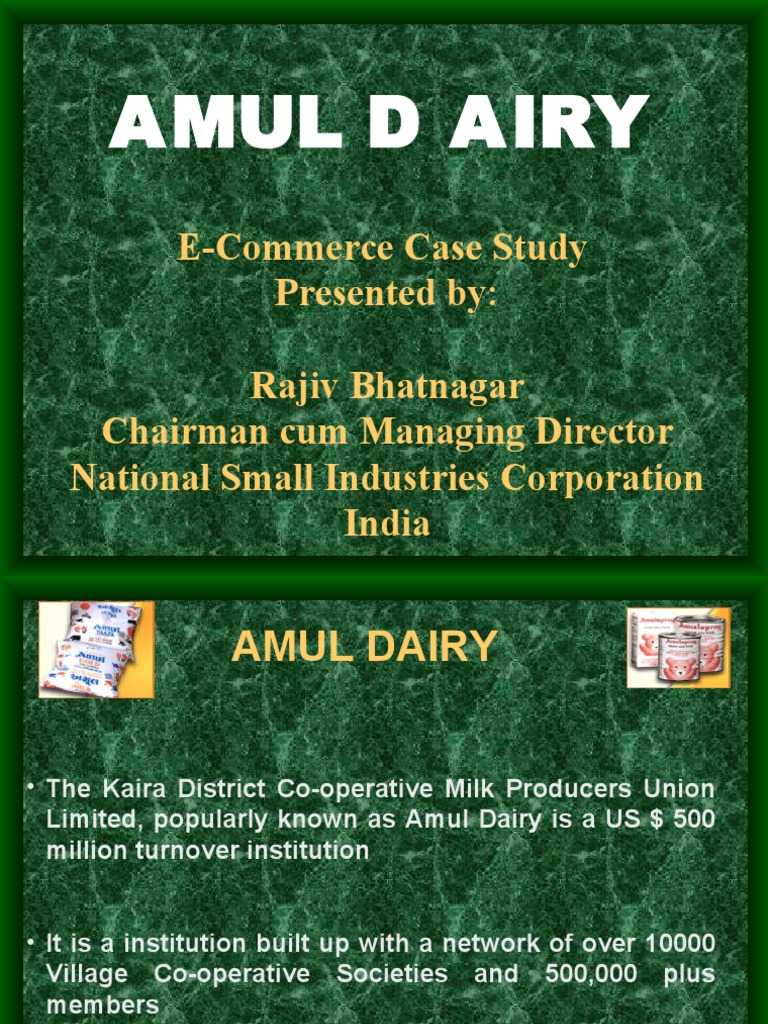 2 RB Case Study - Amul | PDF | Information Technology | Economies