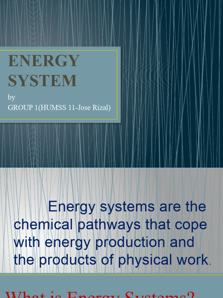 Energy System | PDF | Science & Mathematics