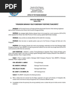 Executive Order No. 017 S. 2022 - ORGANIZING THE BARANGAY HEALTH ...