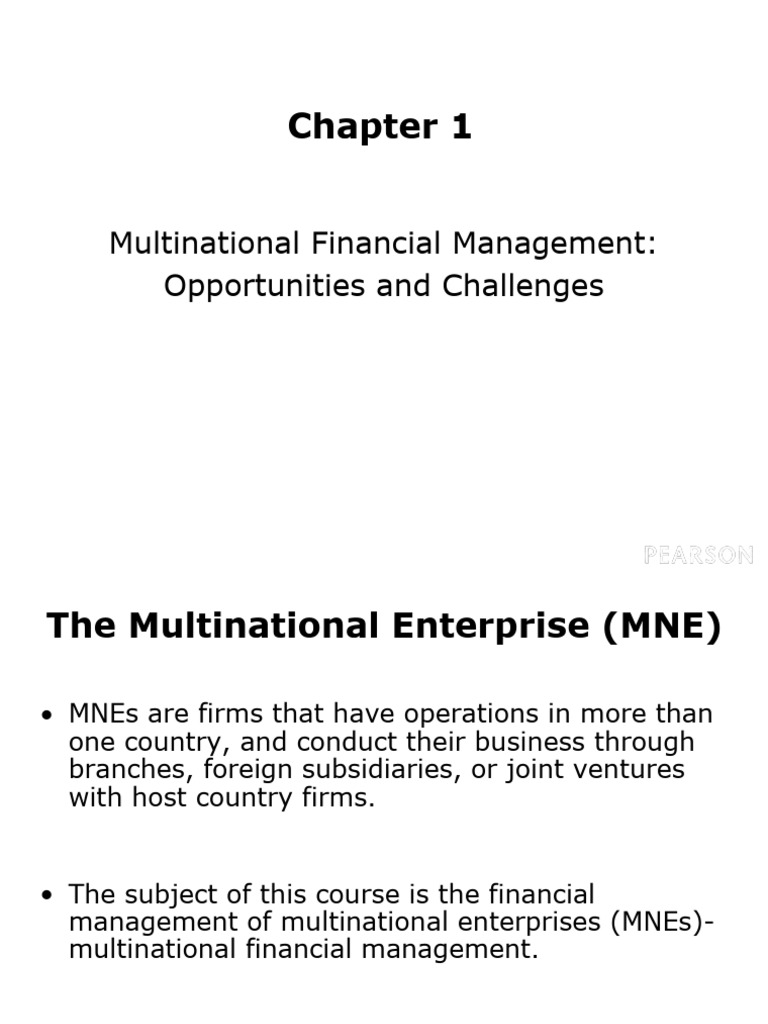 Chapter 1 of International Financial Management | PDF | United States ...