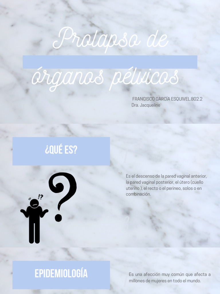 Prolapso de órganos pélvicos | PDF | Vagina | Músculo esquelético