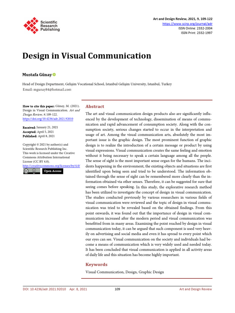 Design in Visual Communication | PDF | Communication | Graphic Design