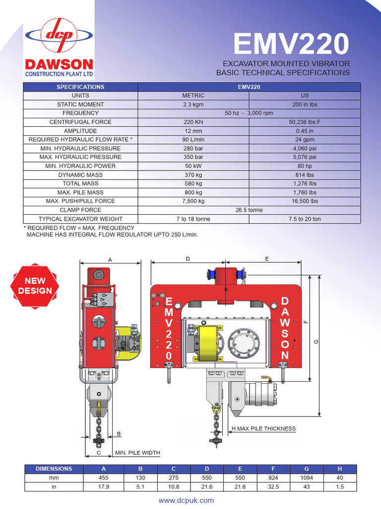EMV220 Basic Spec | Download Free PDF | Deep Foundation | Screw