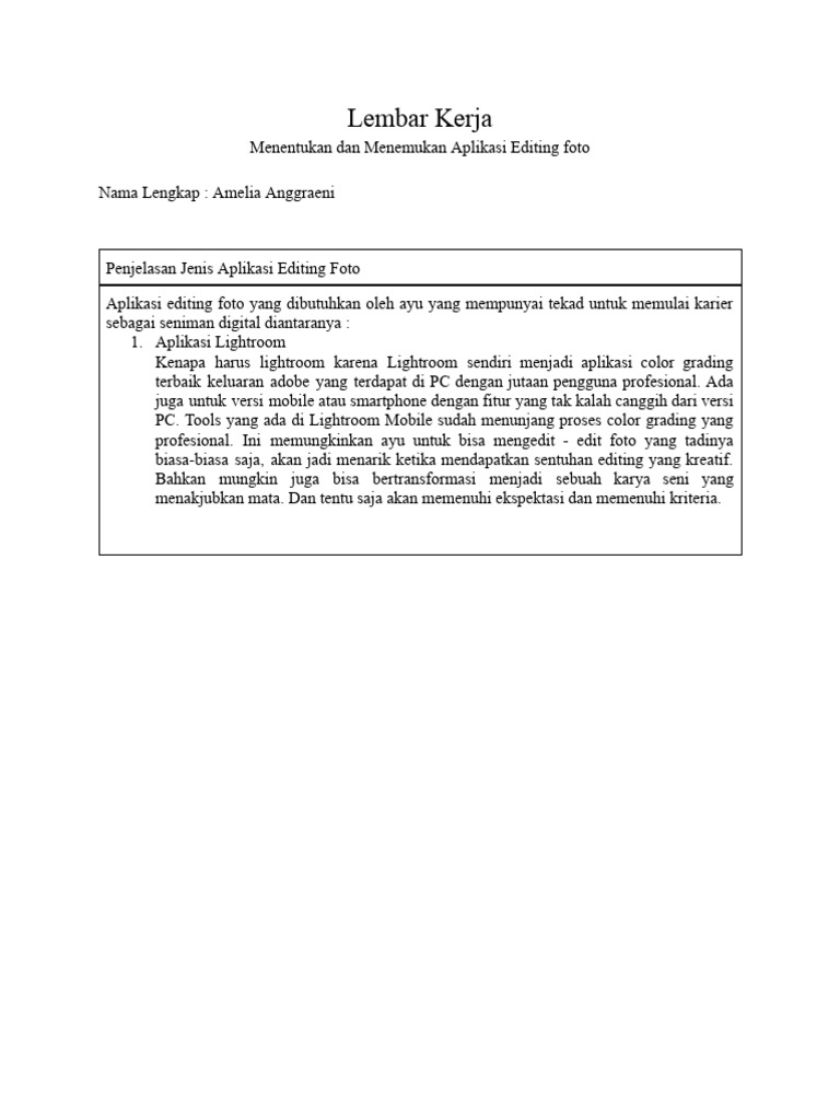 TPM 4 Aplikasi Editing Foto - Amelia Anggraeni | PDF