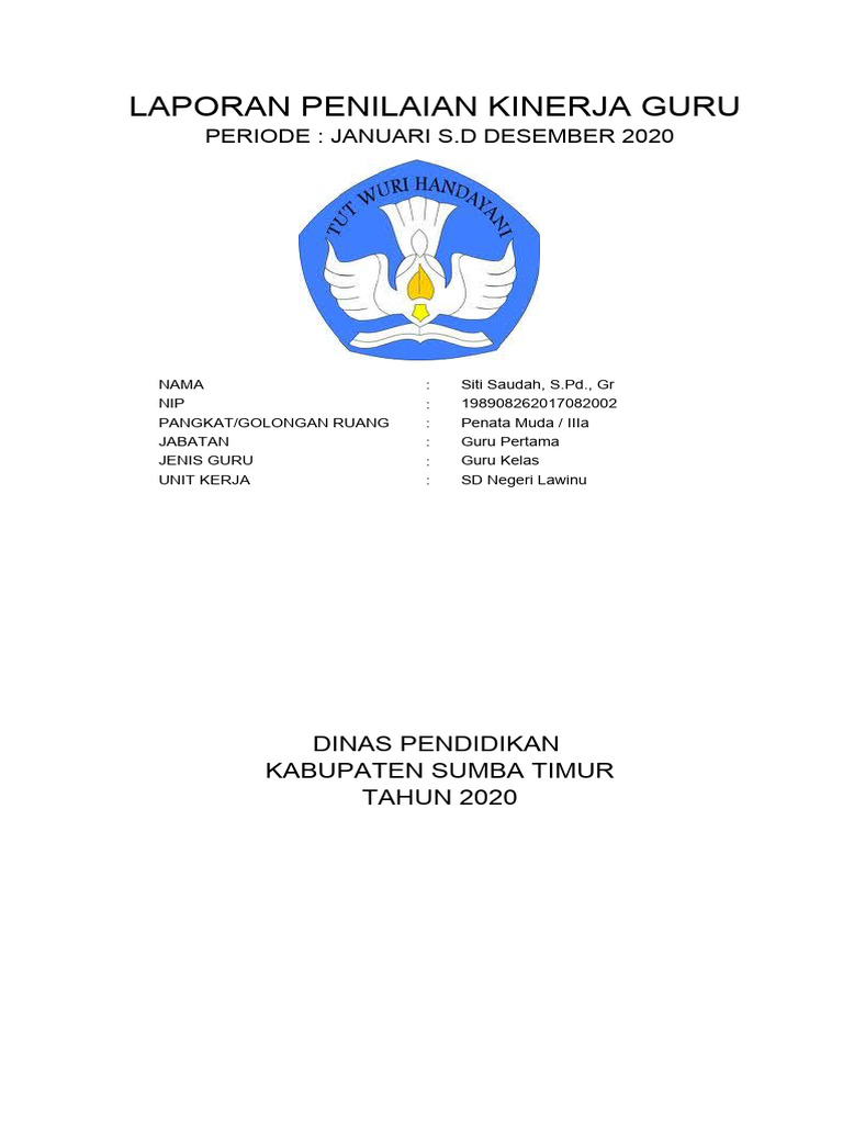 PKG 2020 (Oleh Kasek Atau Guru Senior) | PDF