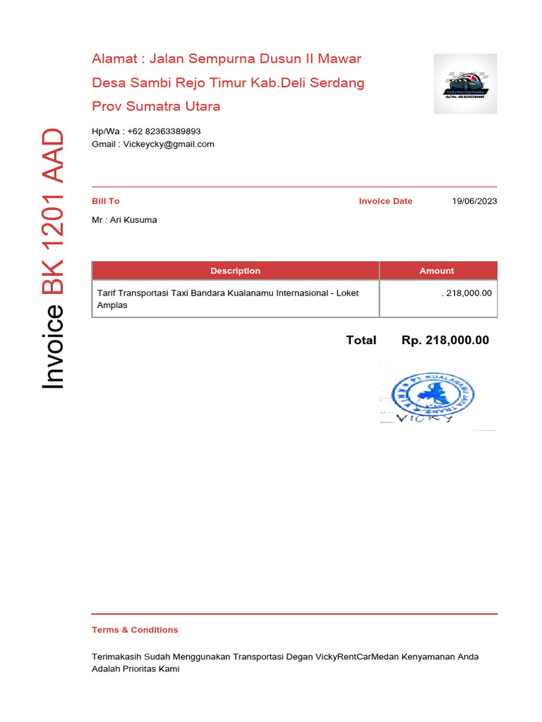 BK 1201 AAD MR Ari Kusuma | PDF